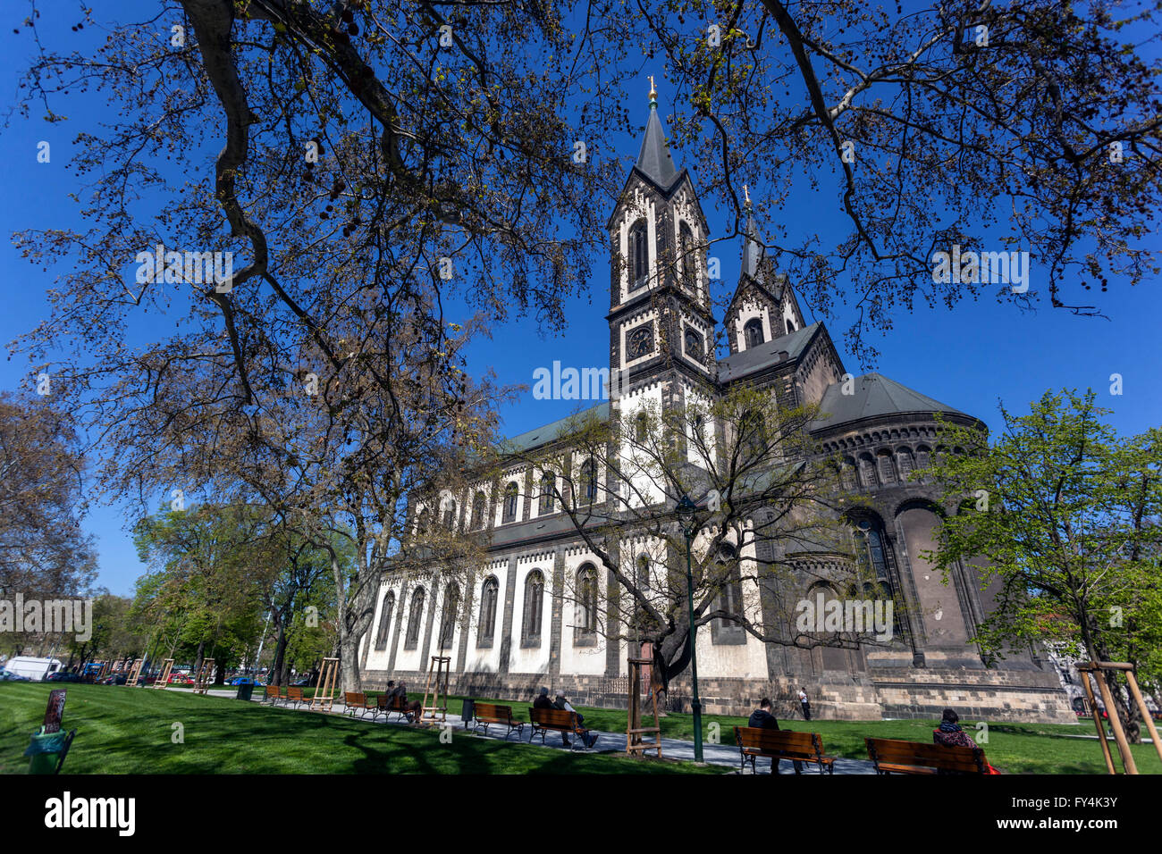 Church of Saints Cyril and Methodius standing on the Karlinske Namesti ...