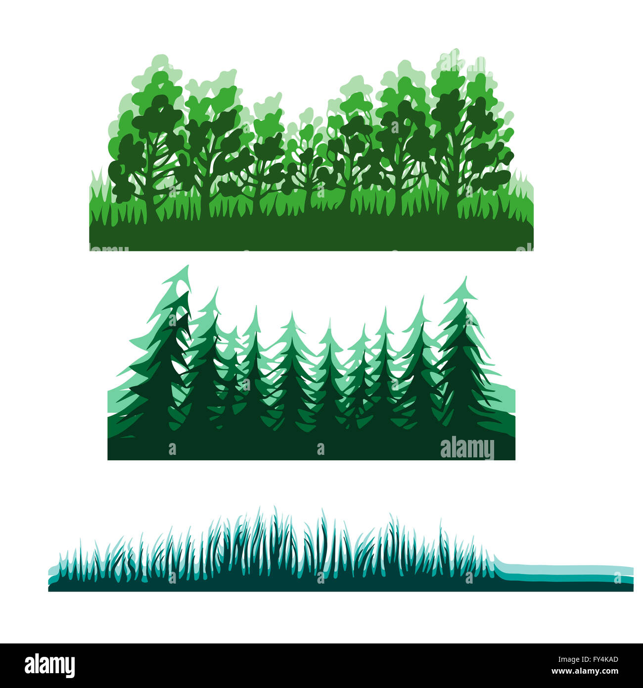 flat forest background Stock Photo - Alamy