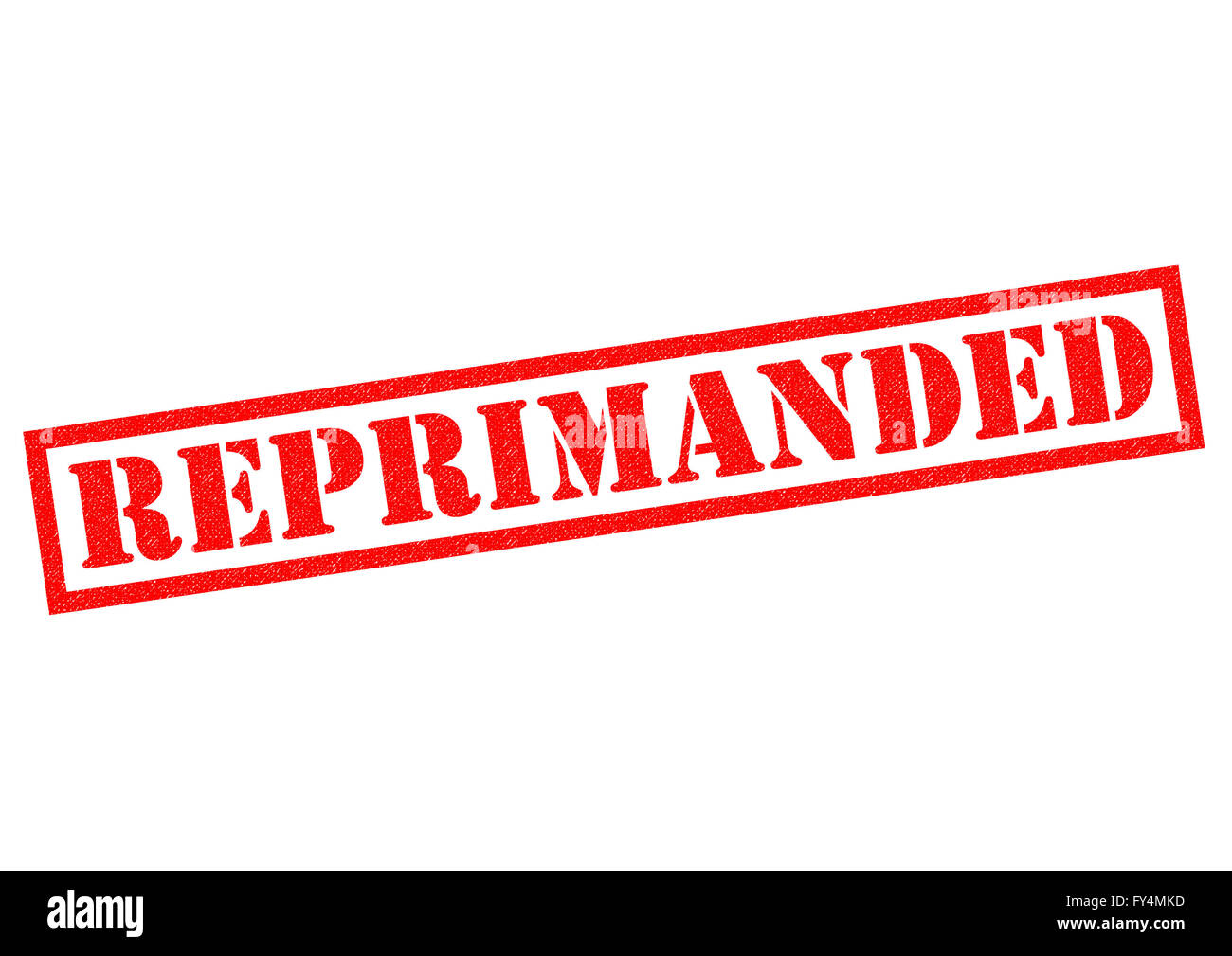Reprimanded hi-res stock photography and images - Alamy