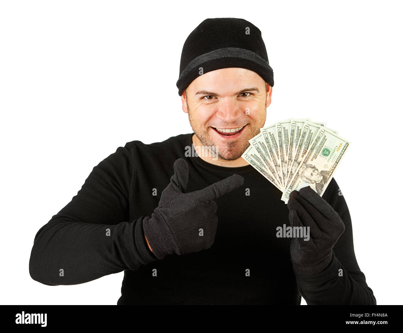 Series with Caucasian male as a burglar or thief, sneaking in a window ...