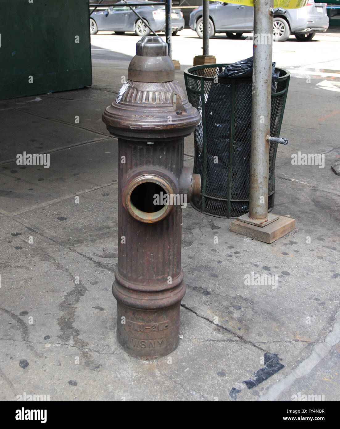 Fire Hydrant on New York Street Stock Photo - Alamy