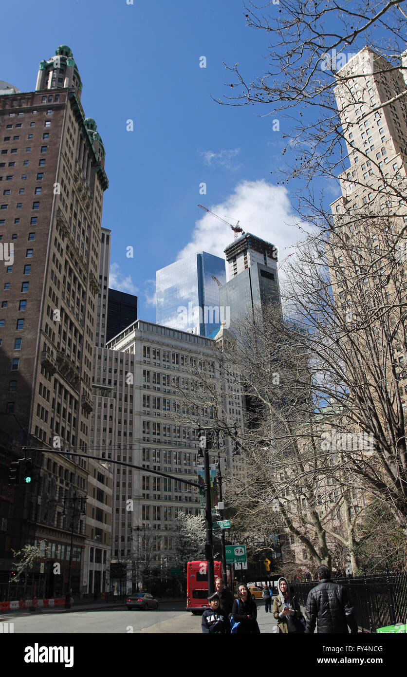Typical NYC street scene Stock Photo - Alamy