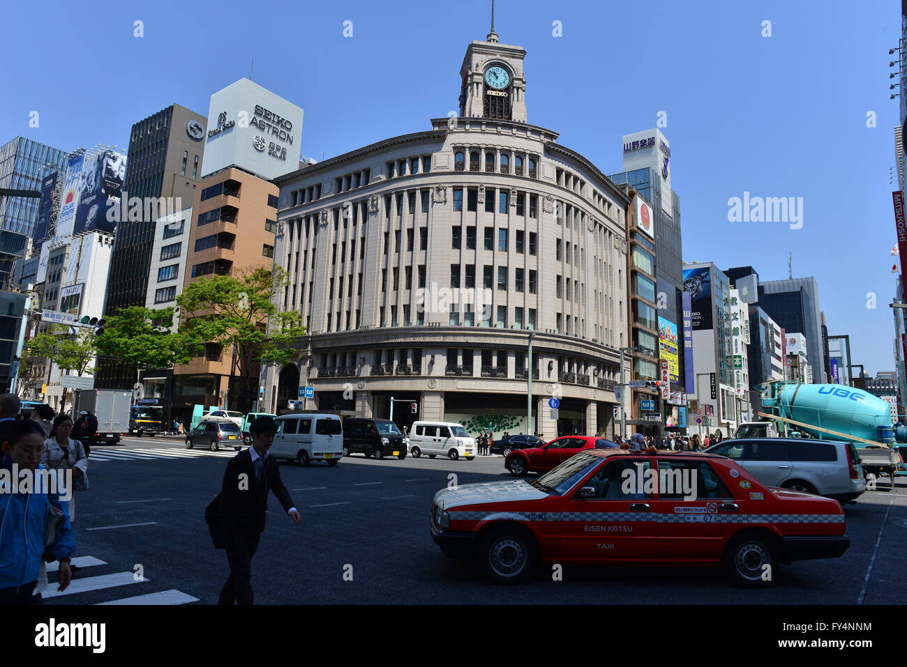 Ginza, Tokyo, Japan Stock Photo - Alamy