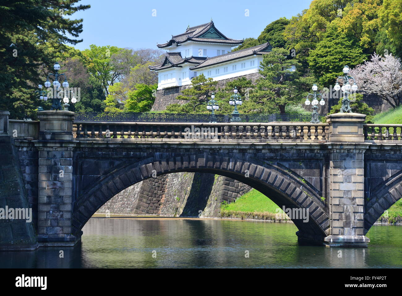 Nijubashi Bridge, Tokyo, Japan Stock Photo - Alamy
