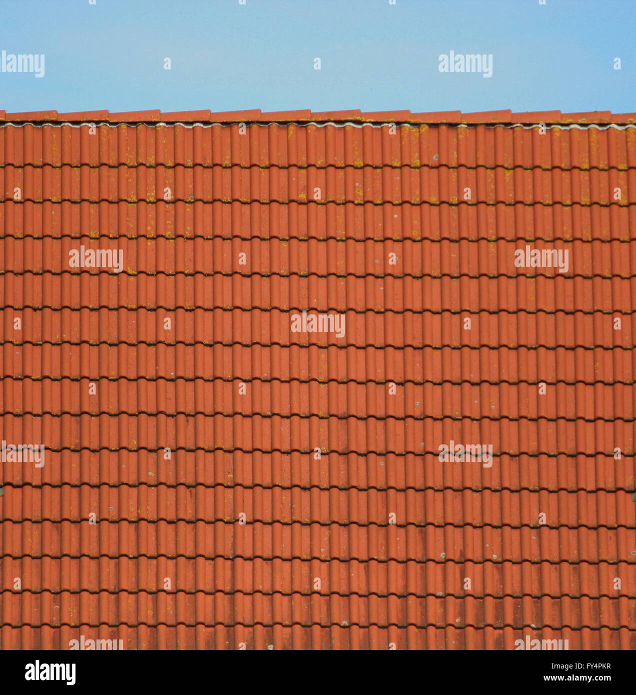 Roof with tiles usable as texture or background Stock Photo - Alamy