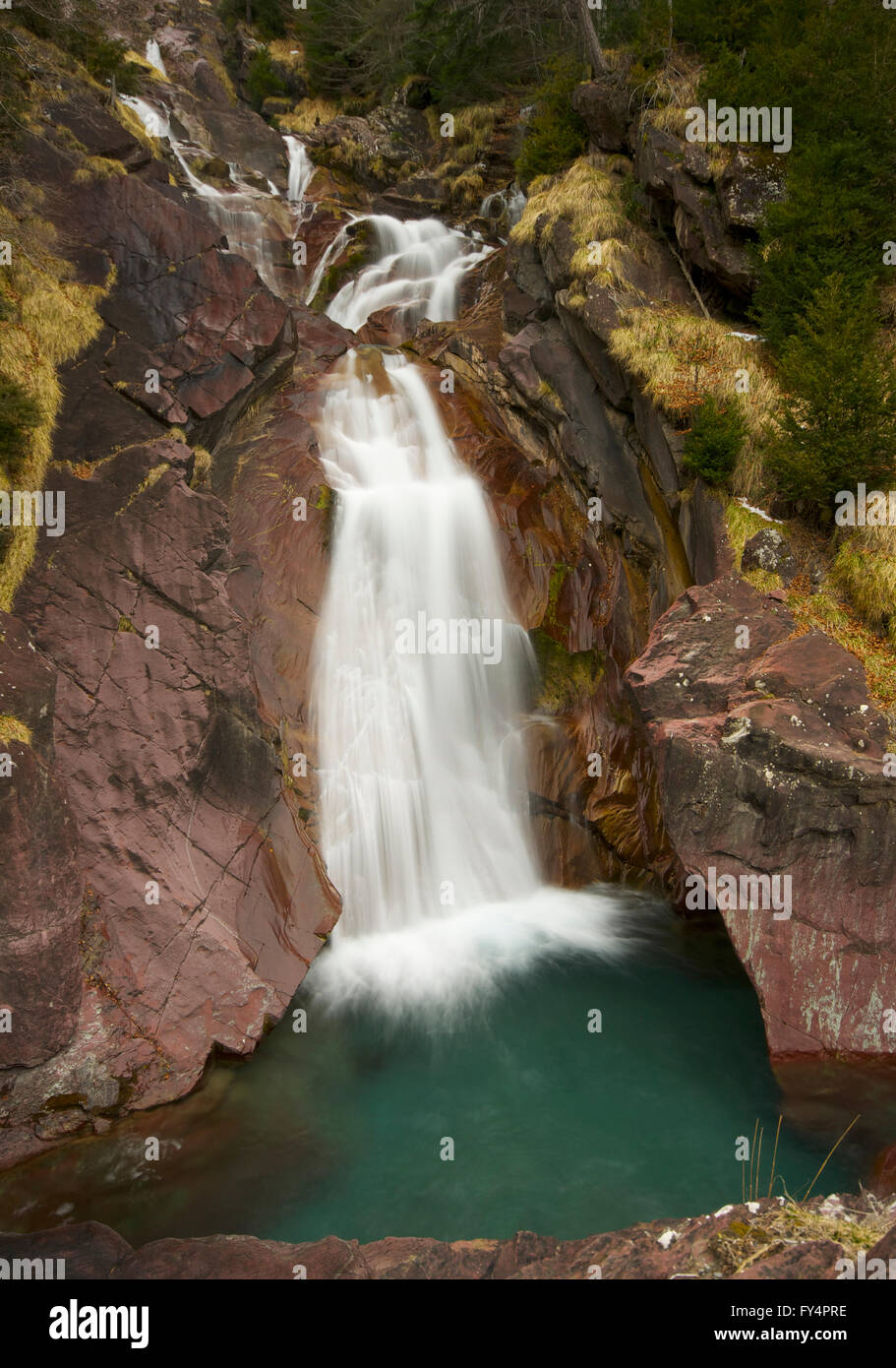 Cascadas del Larri waterfalls, Ordesa y Monte Perdido National park ...