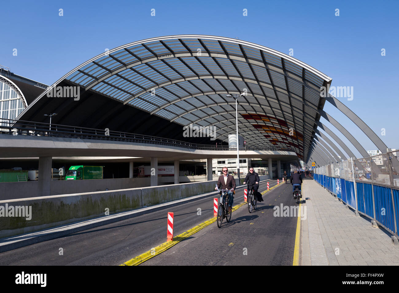 Amsterdam bus terminal Stock Photo - Alamy