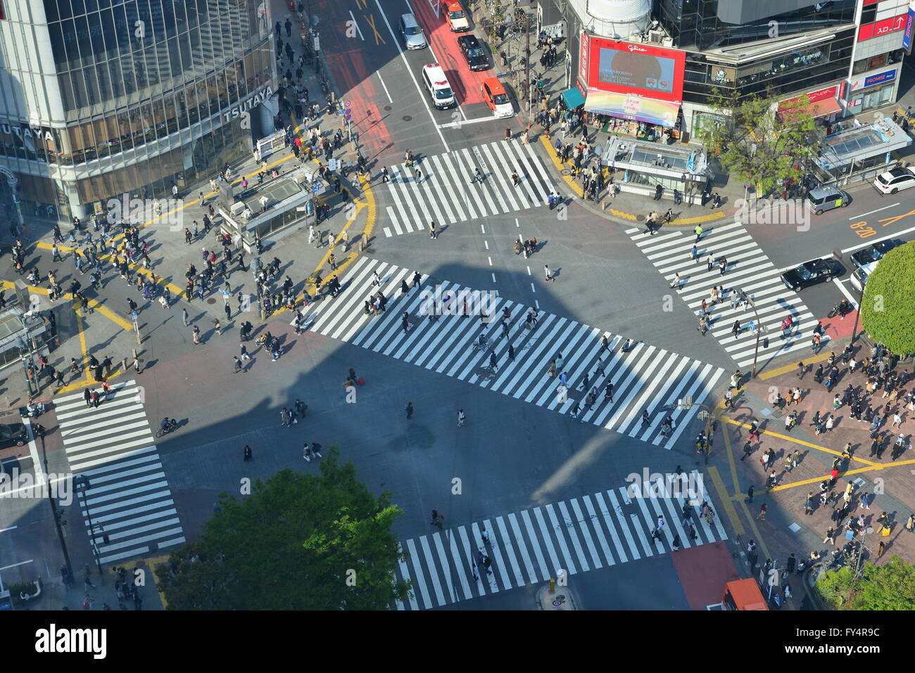 Shibuya Crossing, Shibuya, Tokyo, Japan Stock Photo - Alamy