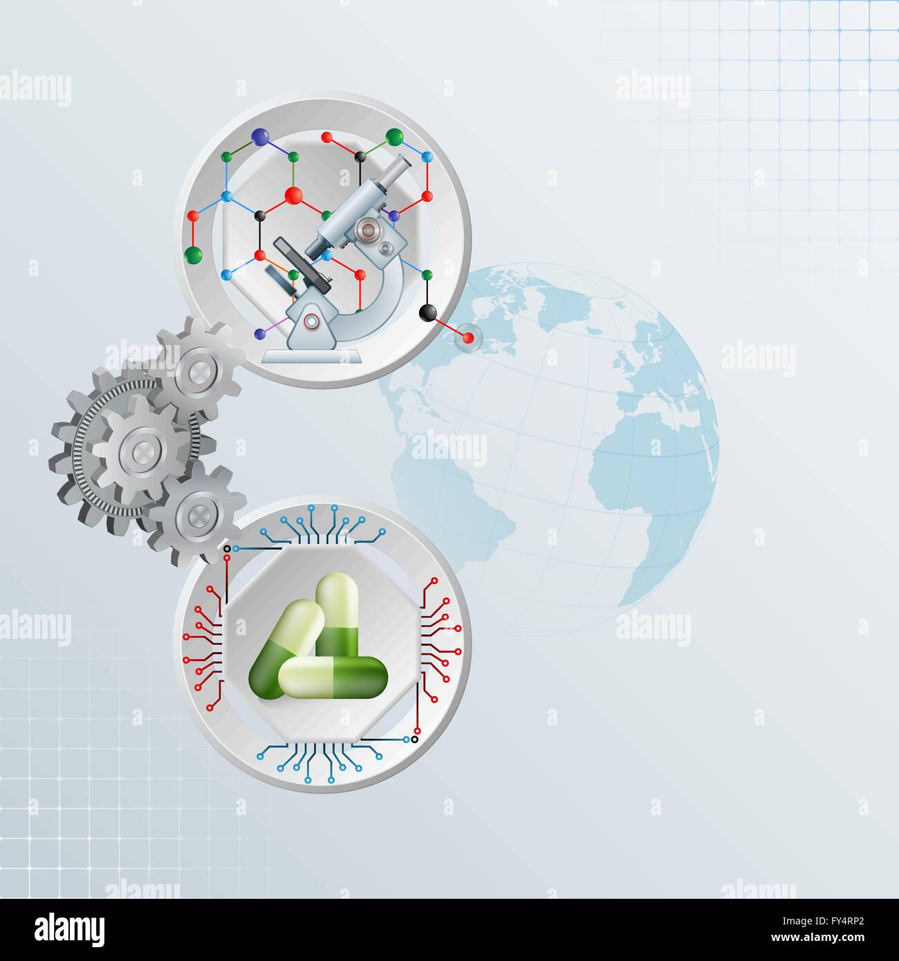 Gears Circular Stock Vector Images - Alamy