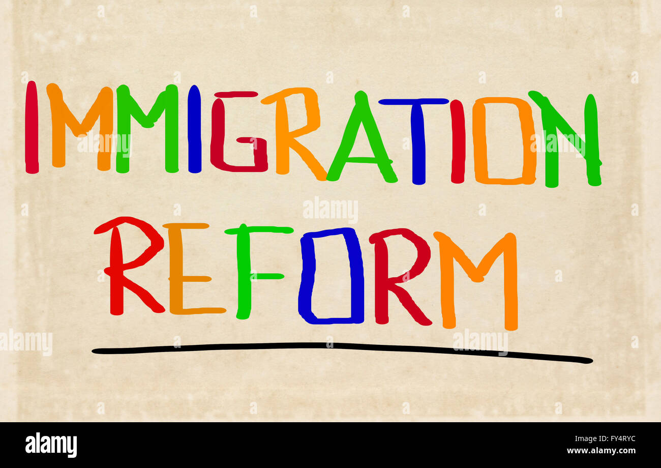 Immigration Reform Concept Stock Photo - Alamy