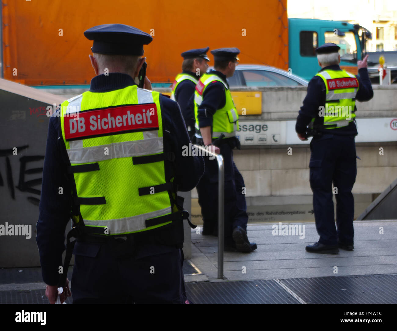 Railway station security hi-res stock photography and images - Alamy