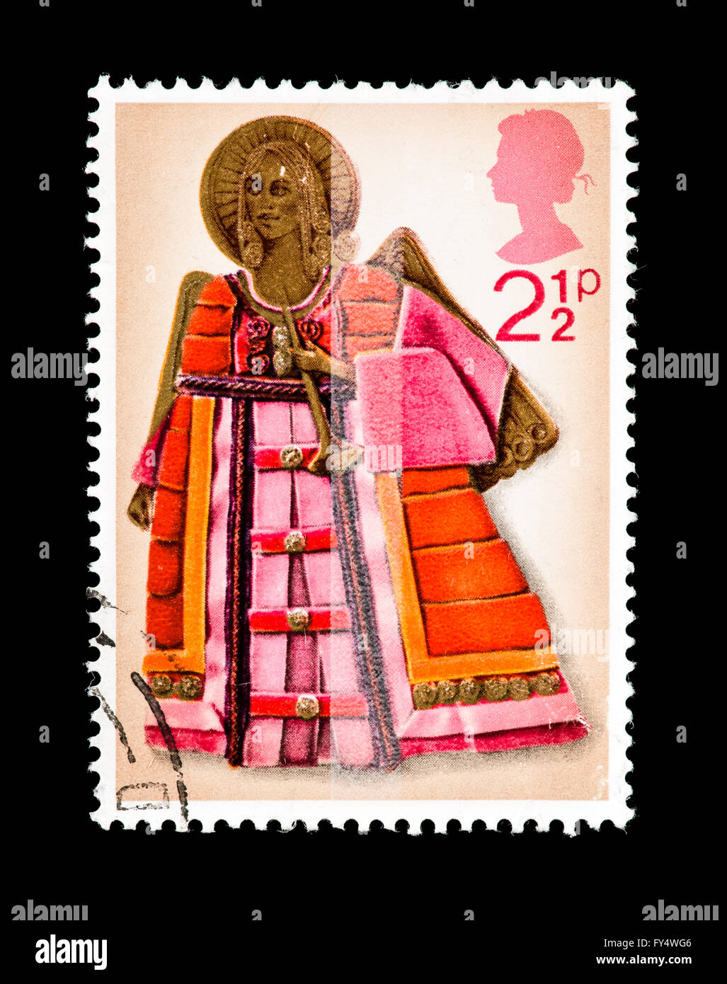 Great britain christmas postage stamp hi-res stock photography and ...