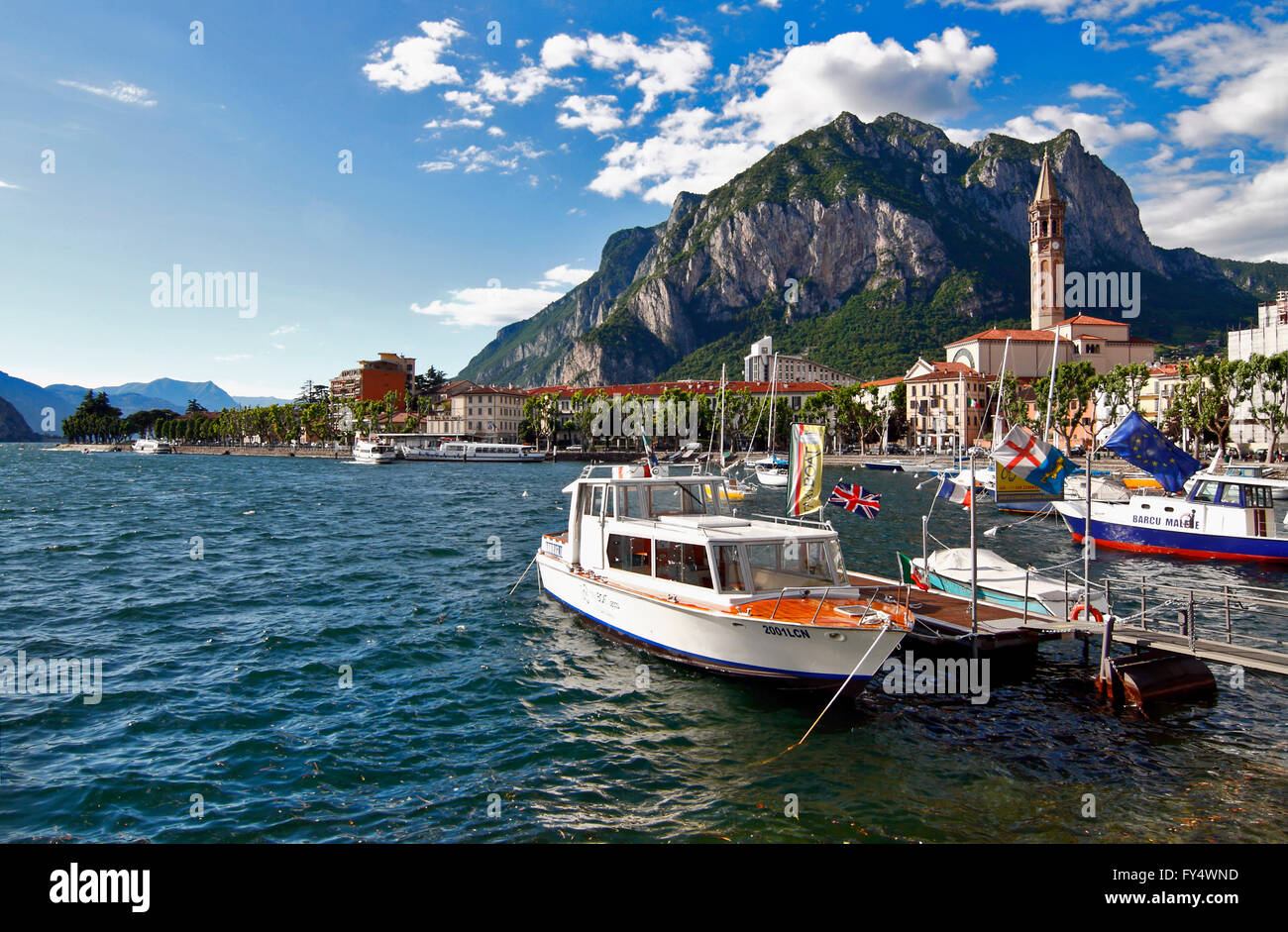 City of Lecco lake Como lombardy Italy Stock Photo - Alamy