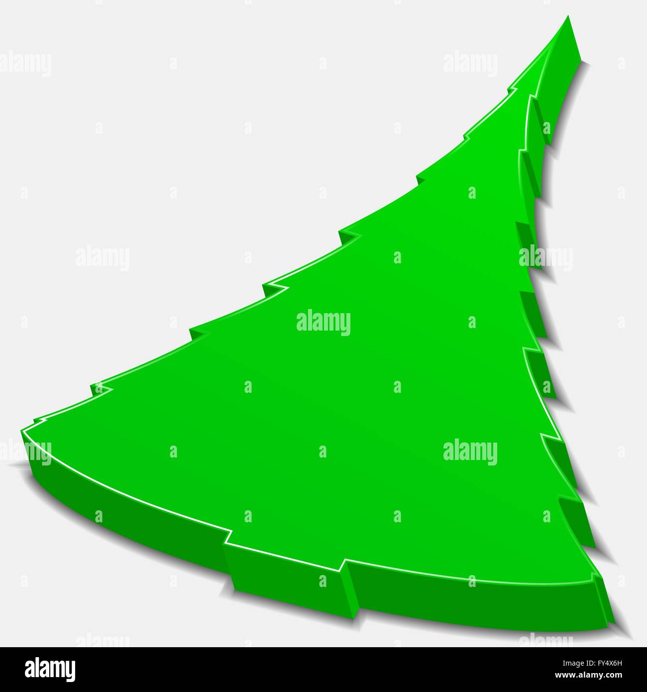 Abstract 3D Green Tree, Vector Illustration Stock Vector Image & Art ...