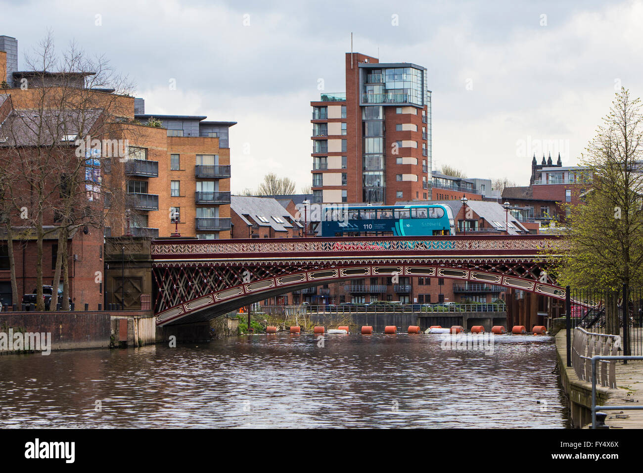 Leeds river bridges hi-res stock photography and images - Alamy