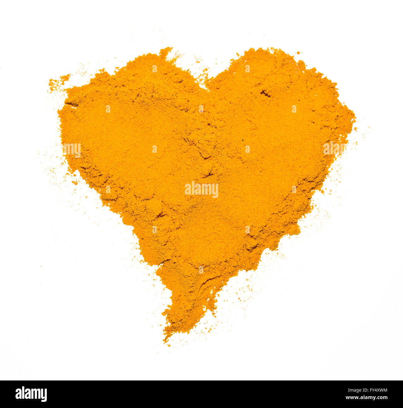 Turmeric Powder Heart Health Stock Photo - Alamy