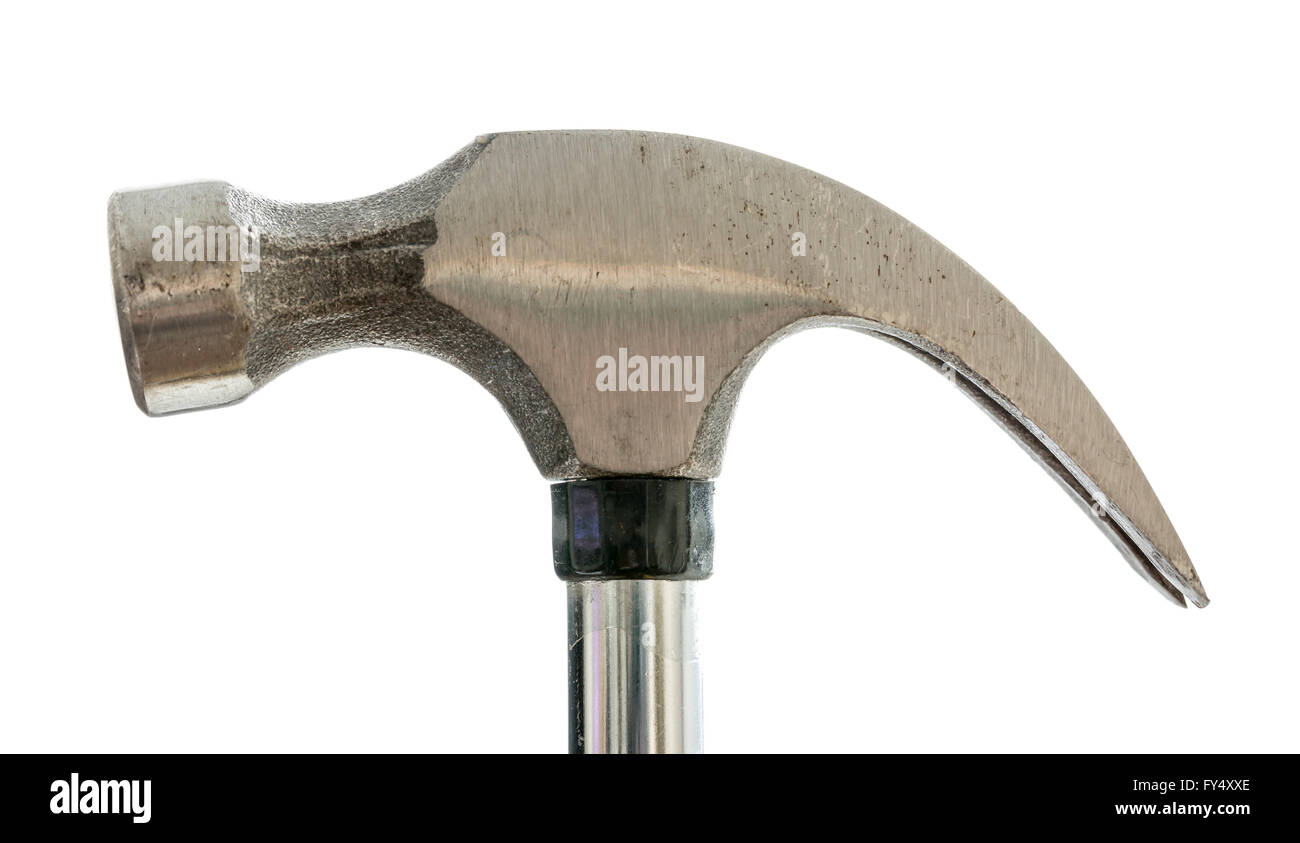 Hammer Head Close Up on Isolated White Background Stock Photo - Alamy