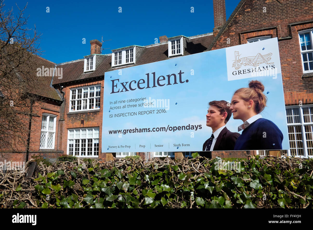 gresham's school, holt, north norfolk, england Stock Photo - Alamy