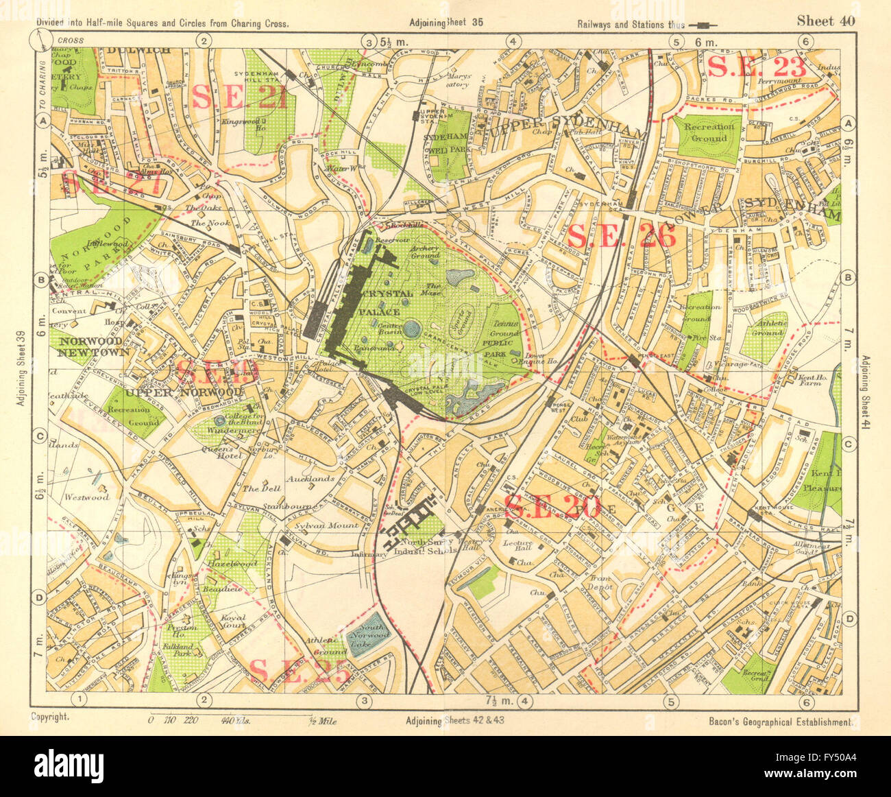The crystal palace london 1928 hi-res stock photography and images - Alamy