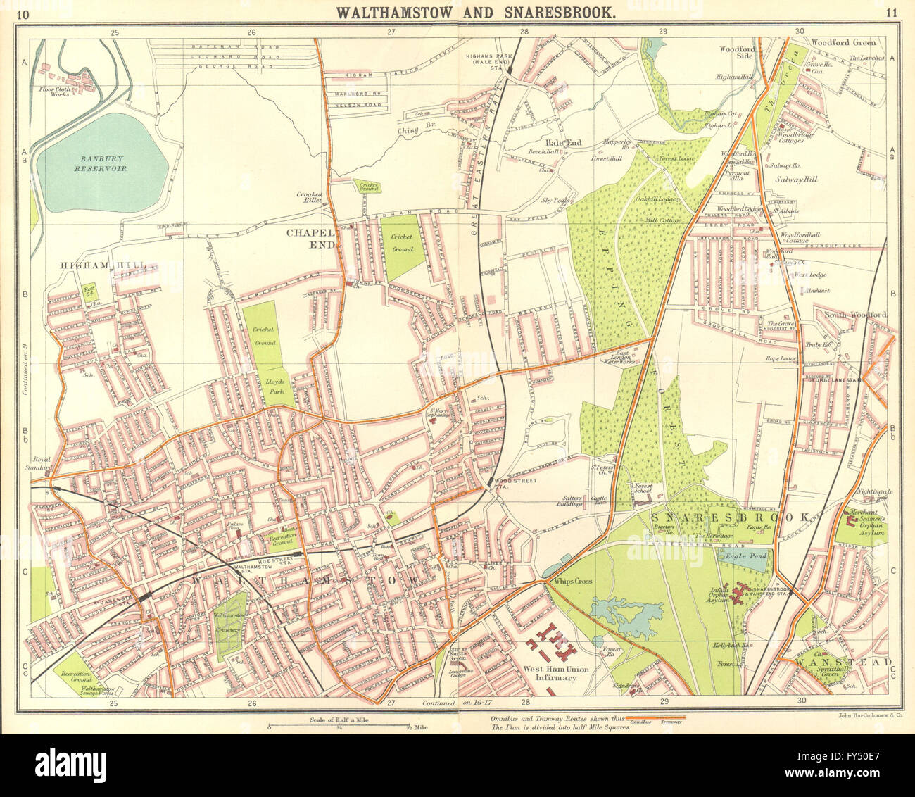 Walthamstow map hi-res stock photography and images - Alamy