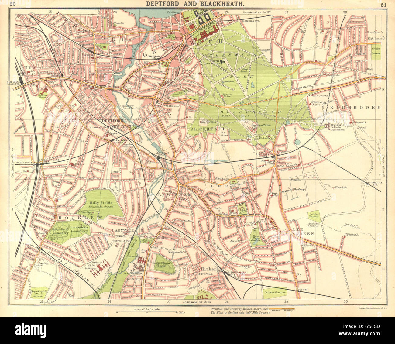 Brockley london map hi-res stock photography and images - Alamy