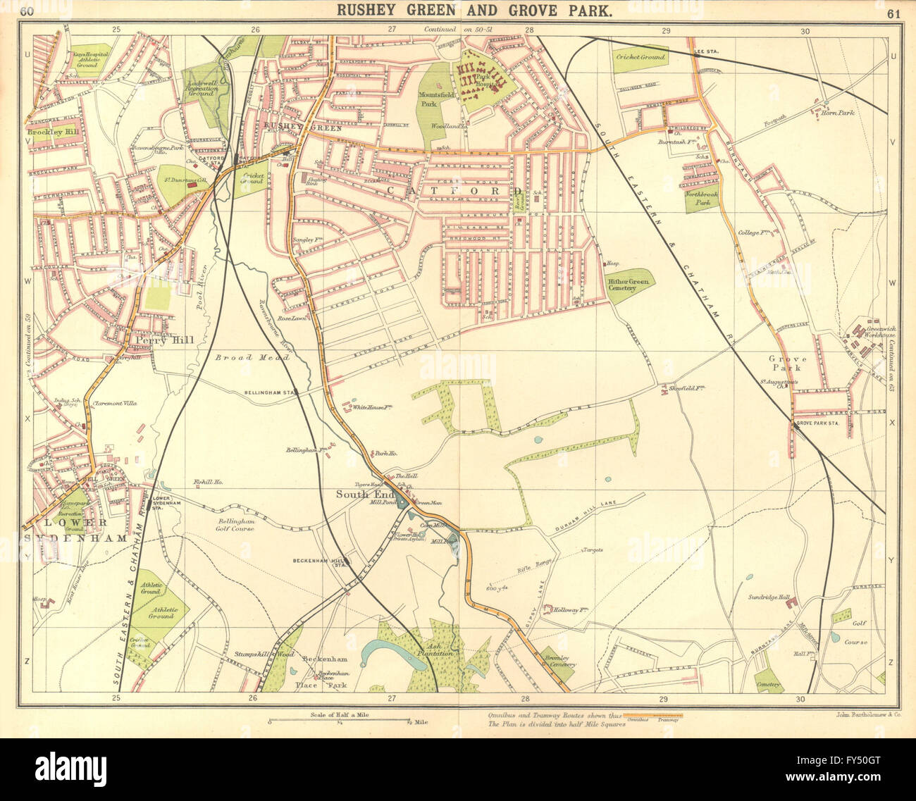Map of beckenham hi-res stock photography and images - Alamy