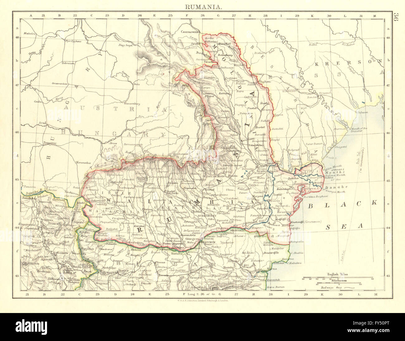 romania wallachia map