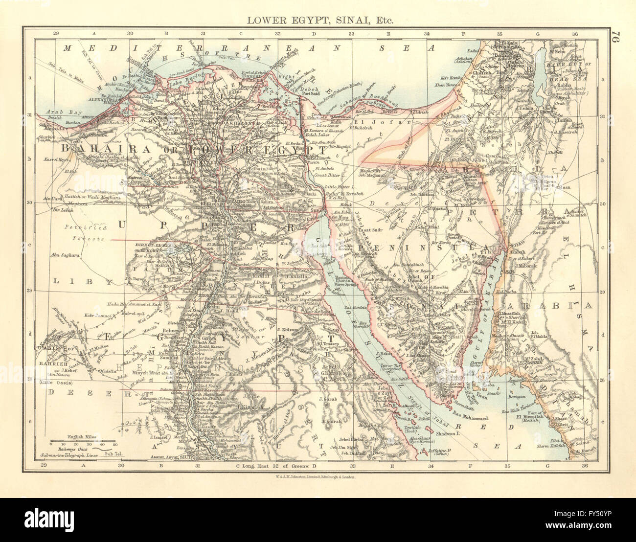 Map of the nile delta hi-res stock photography and images - Alamy