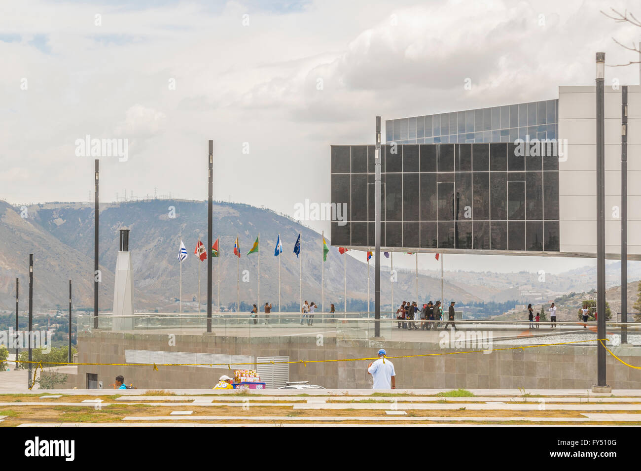 QUITO, ECUADOR, OCTOBER - 2015 - Modern building in which is located ...
