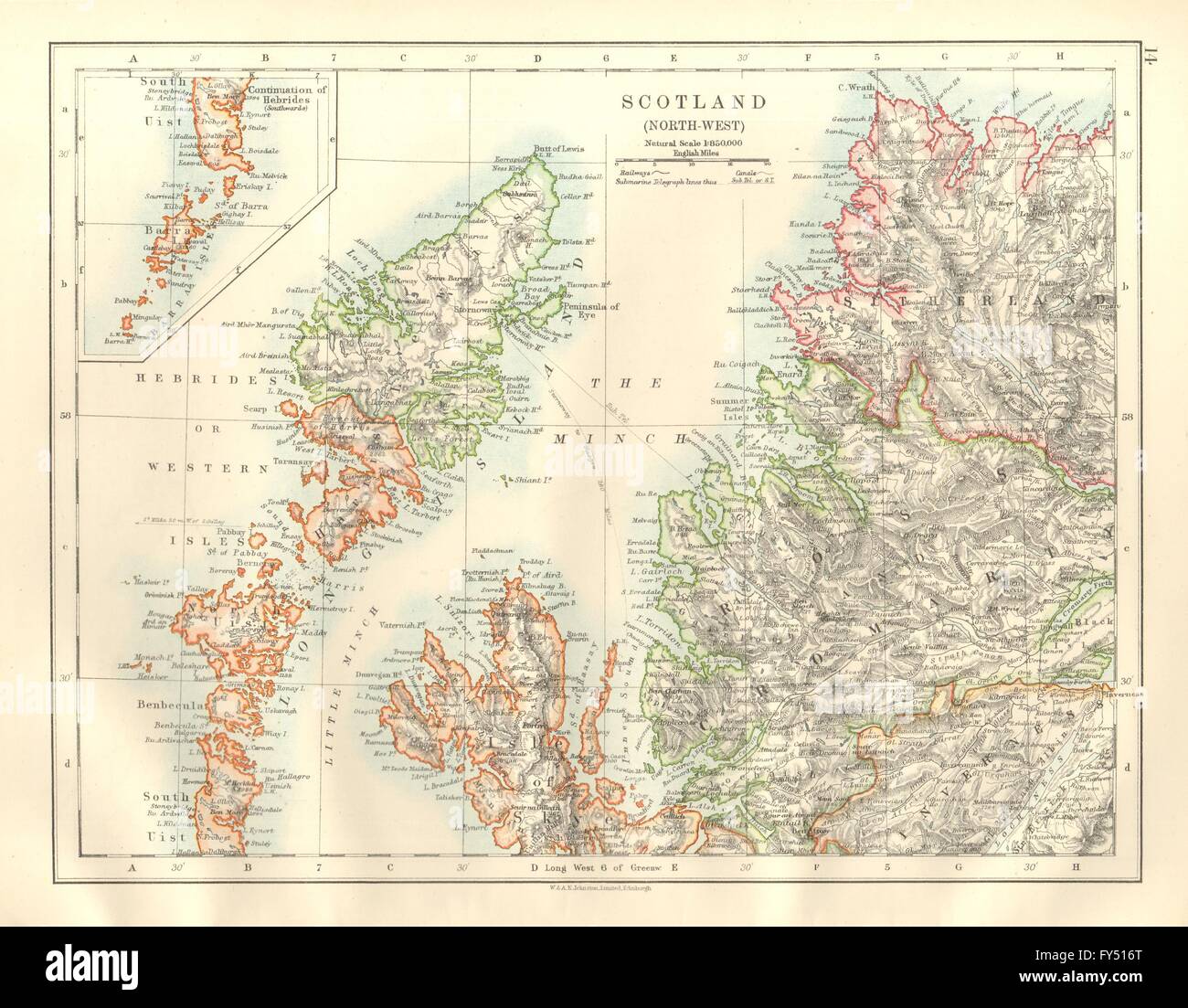 Map of cromarty hi-res stock photography and images - Alamy