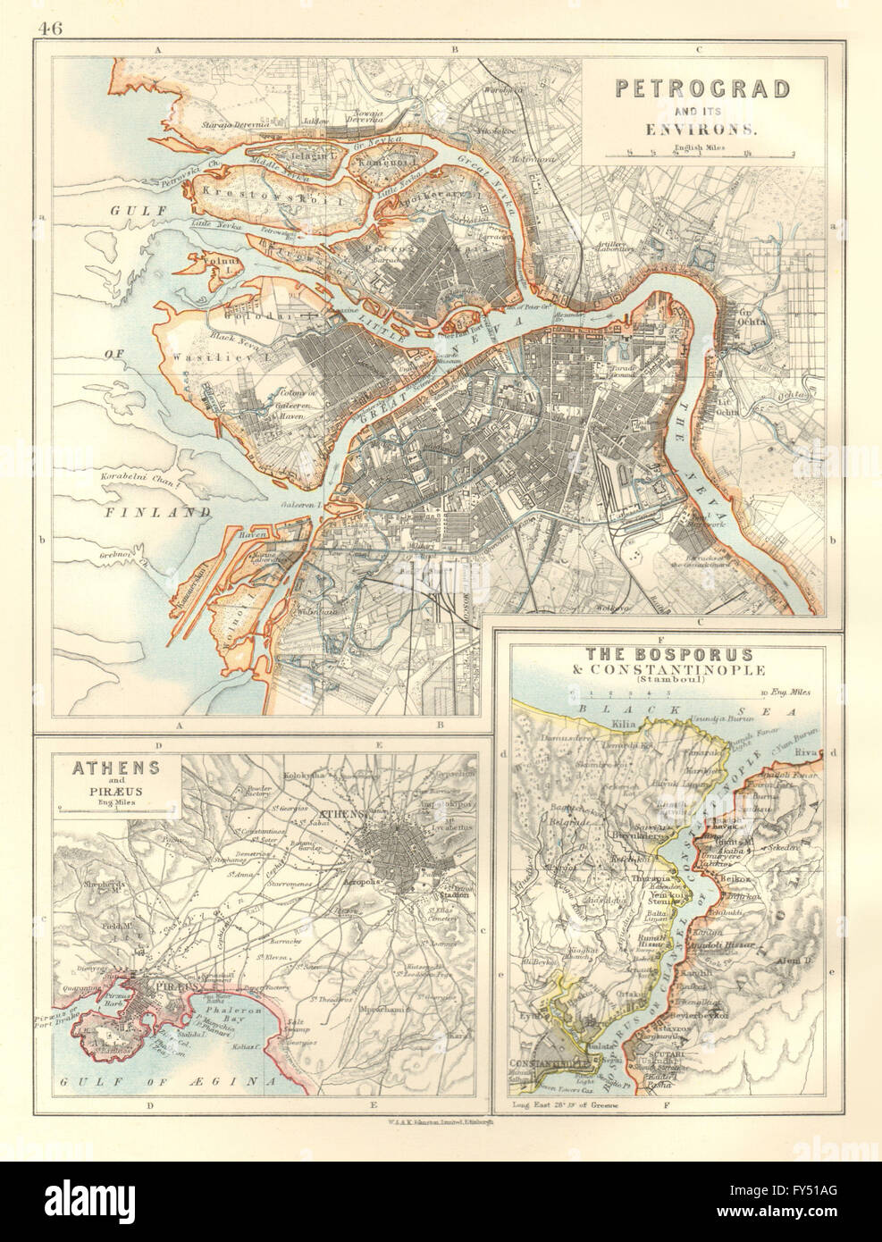 PETROGRAD (St Petersburg), Athens/Piraeus & Constantinpole Bosphorus ...