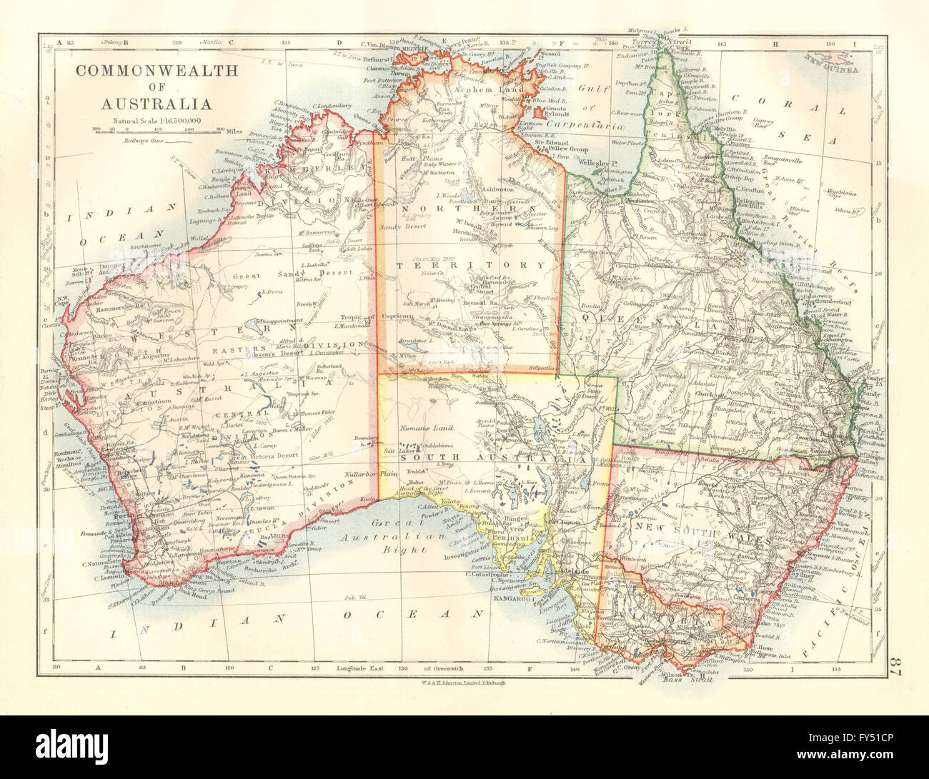 Australia map 1920 hi-res stock photography and images - Alamy