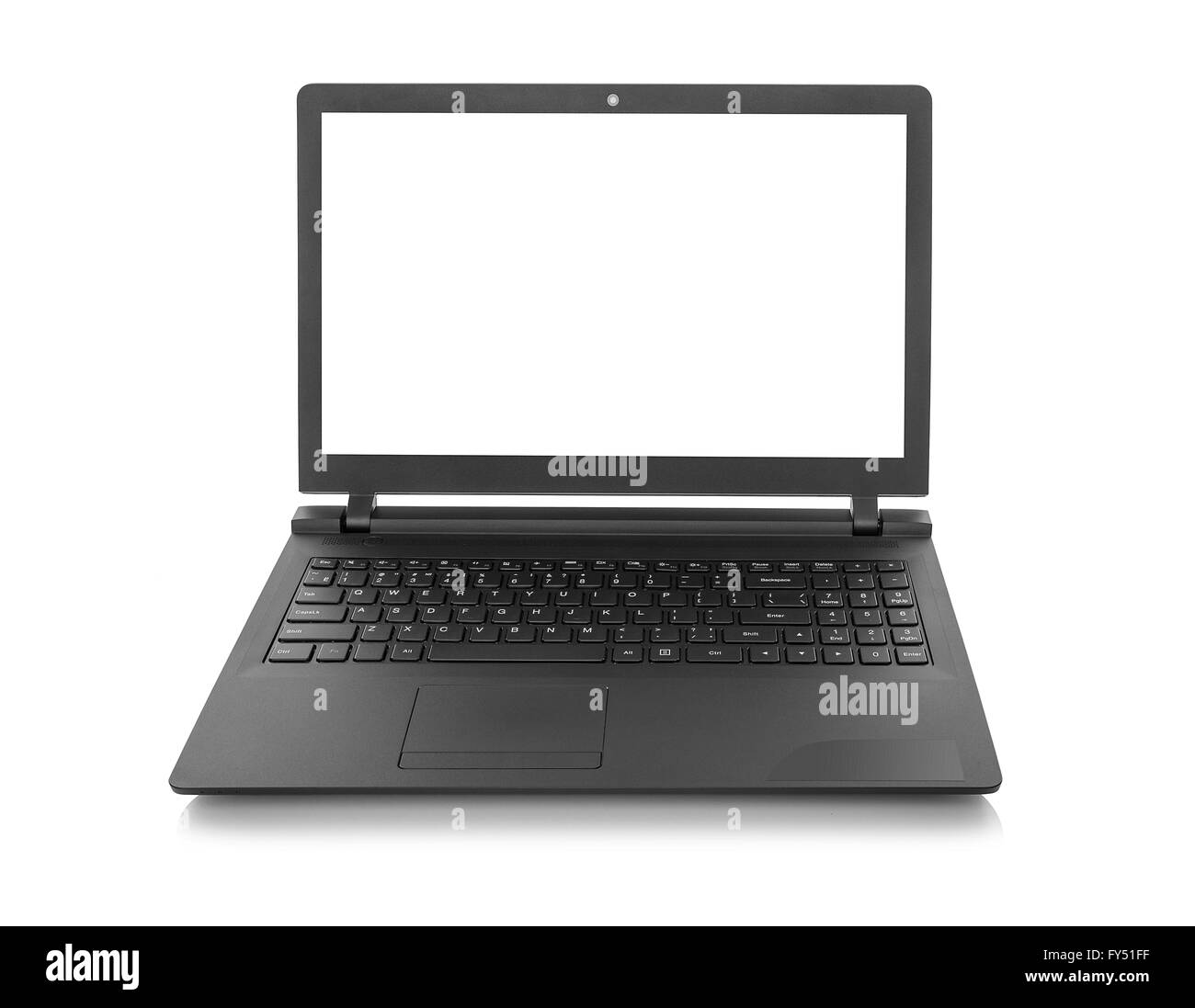 Laptop isolated on white background. With clipping path Stock Photo - Alamy