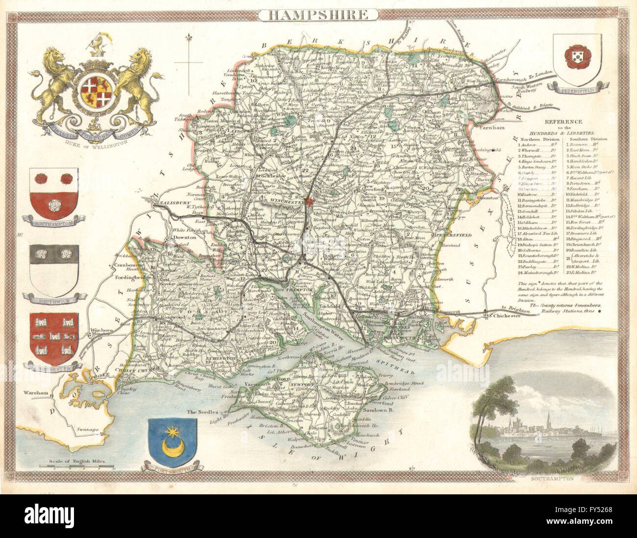 Hand coloured maps hi-res stock photography and images - Alamy