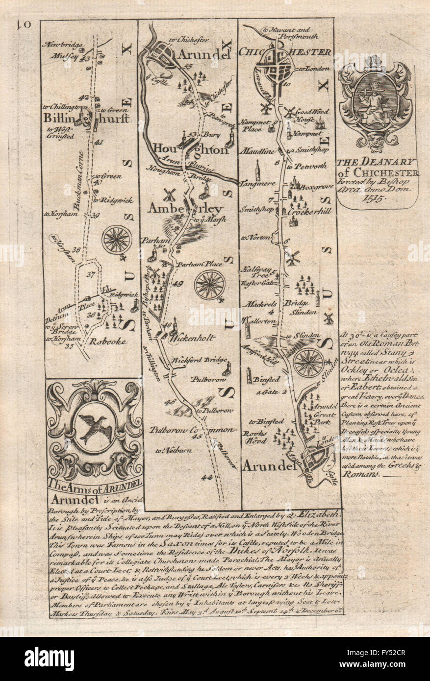 Billingshurst map hi-res stock photography and images - Alamy