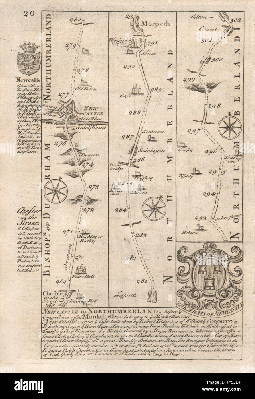 Morpeth map hi-res stock photography and images - Alamy