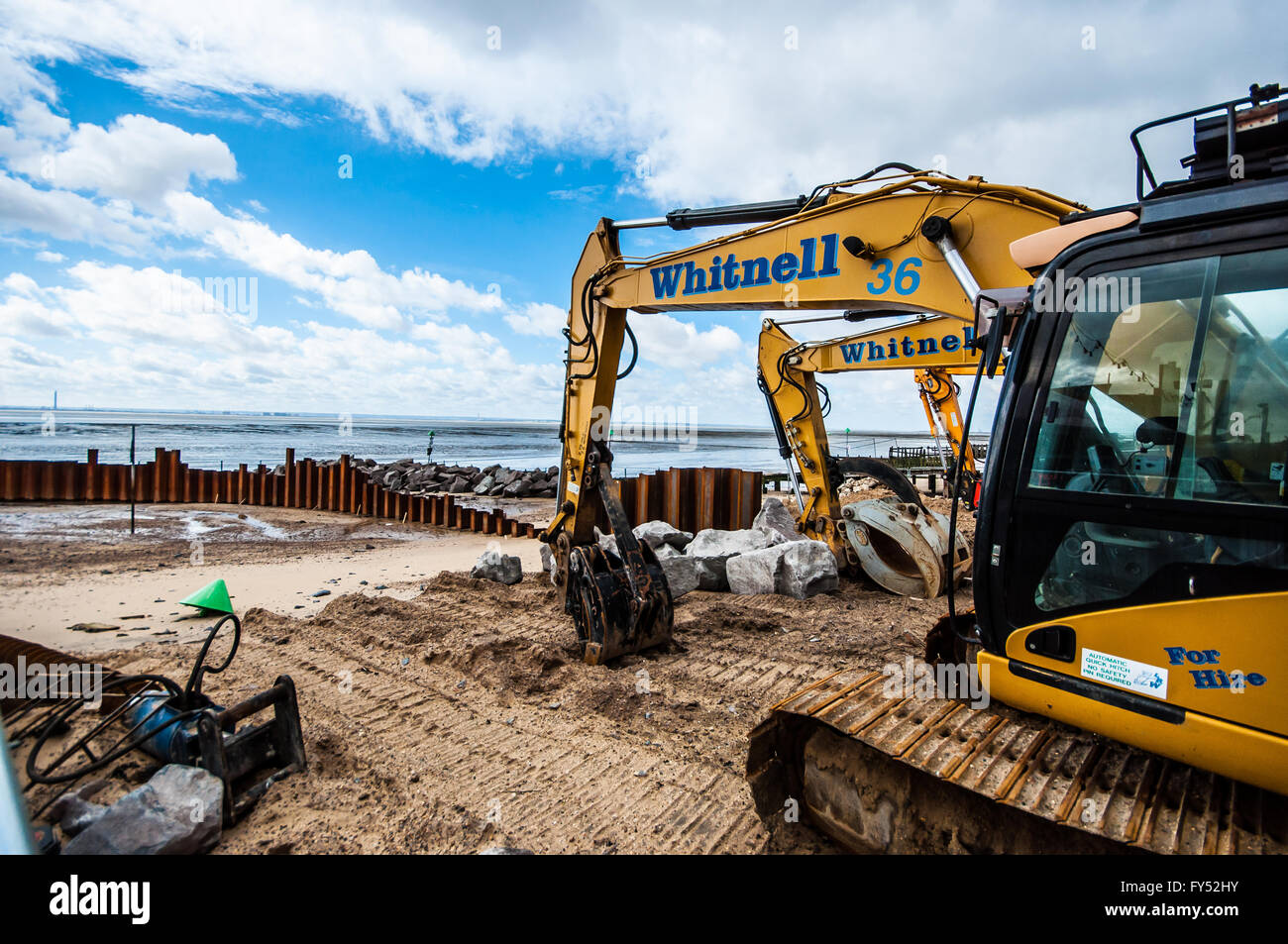 Lagoon construction. Work has started on the construction of a lagoon ...