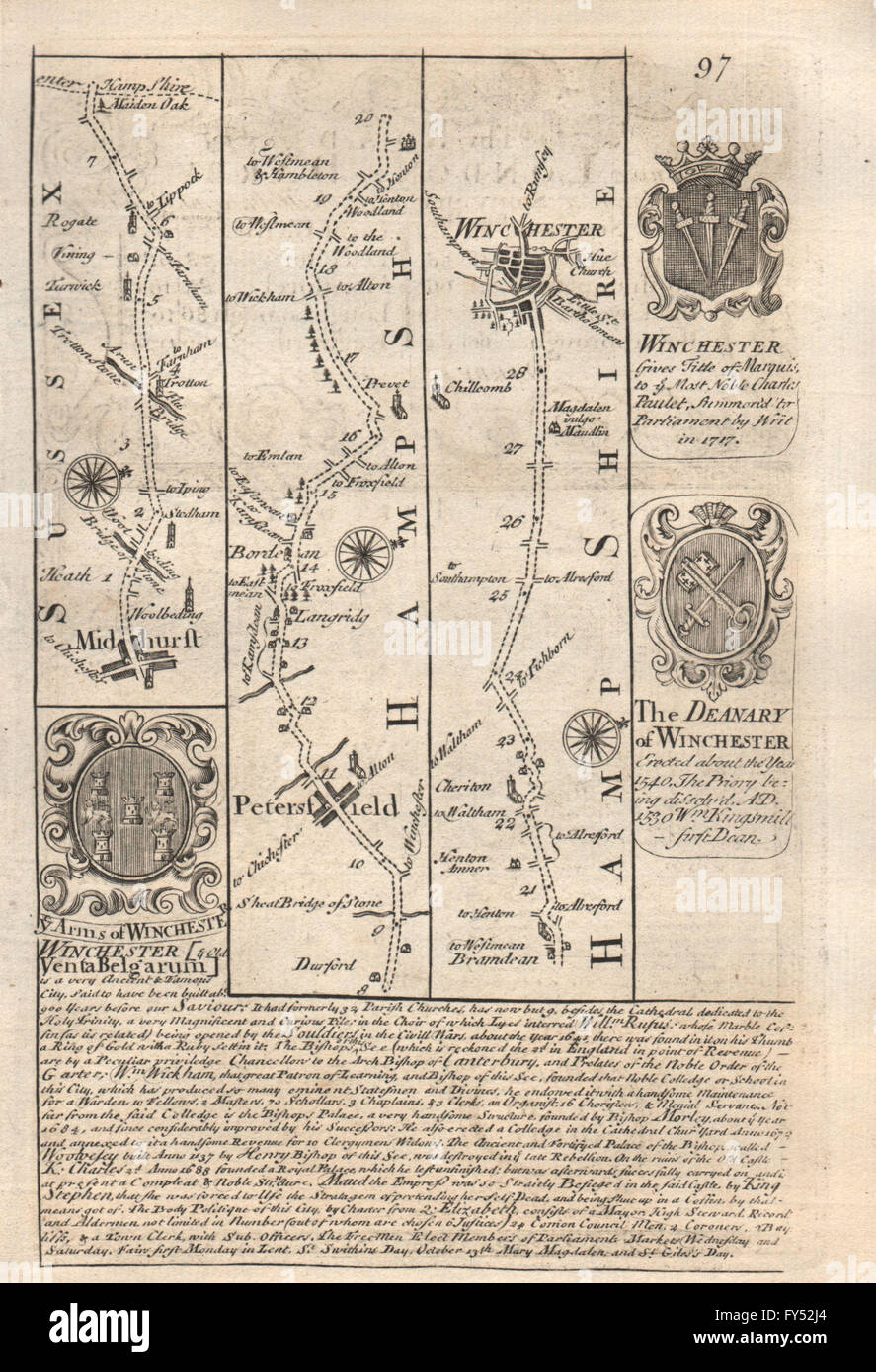 Map of midhurst hi-res stock photography and images - Alamy