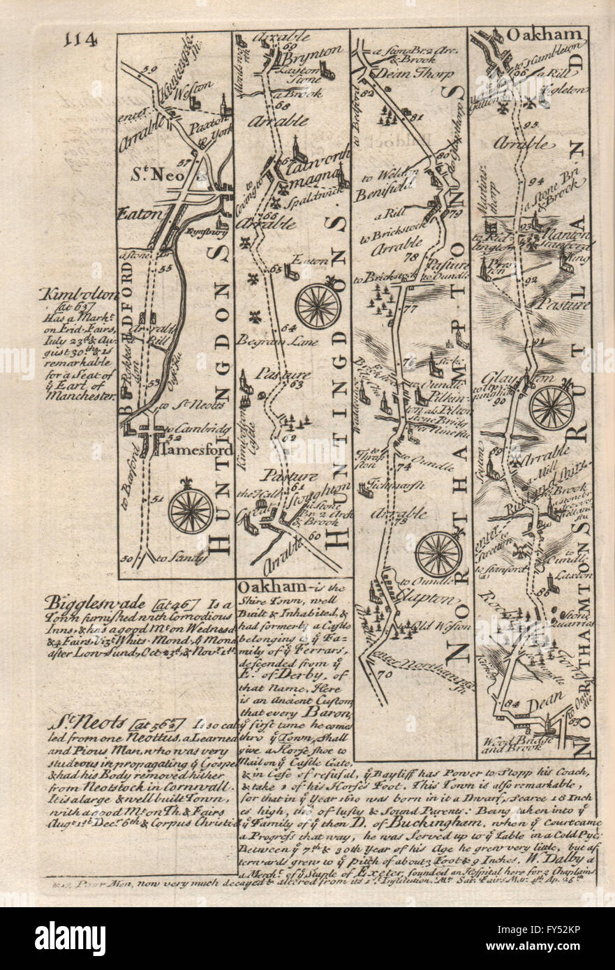 Map of oakham hi-res stock photography and images - Alamy