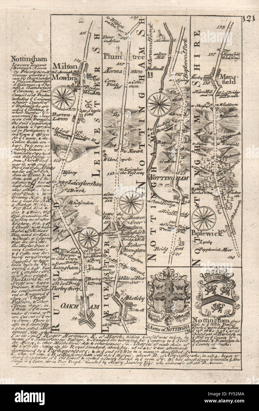 Map of oakham hi-res stock photography and images - Alamy