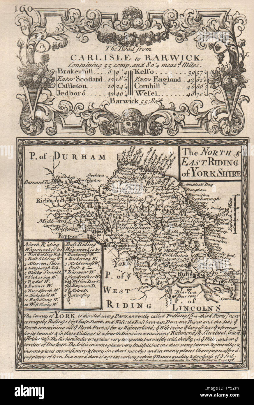 'North & East Riding of York-Shire'. County map by OWEN & BOWEN ...