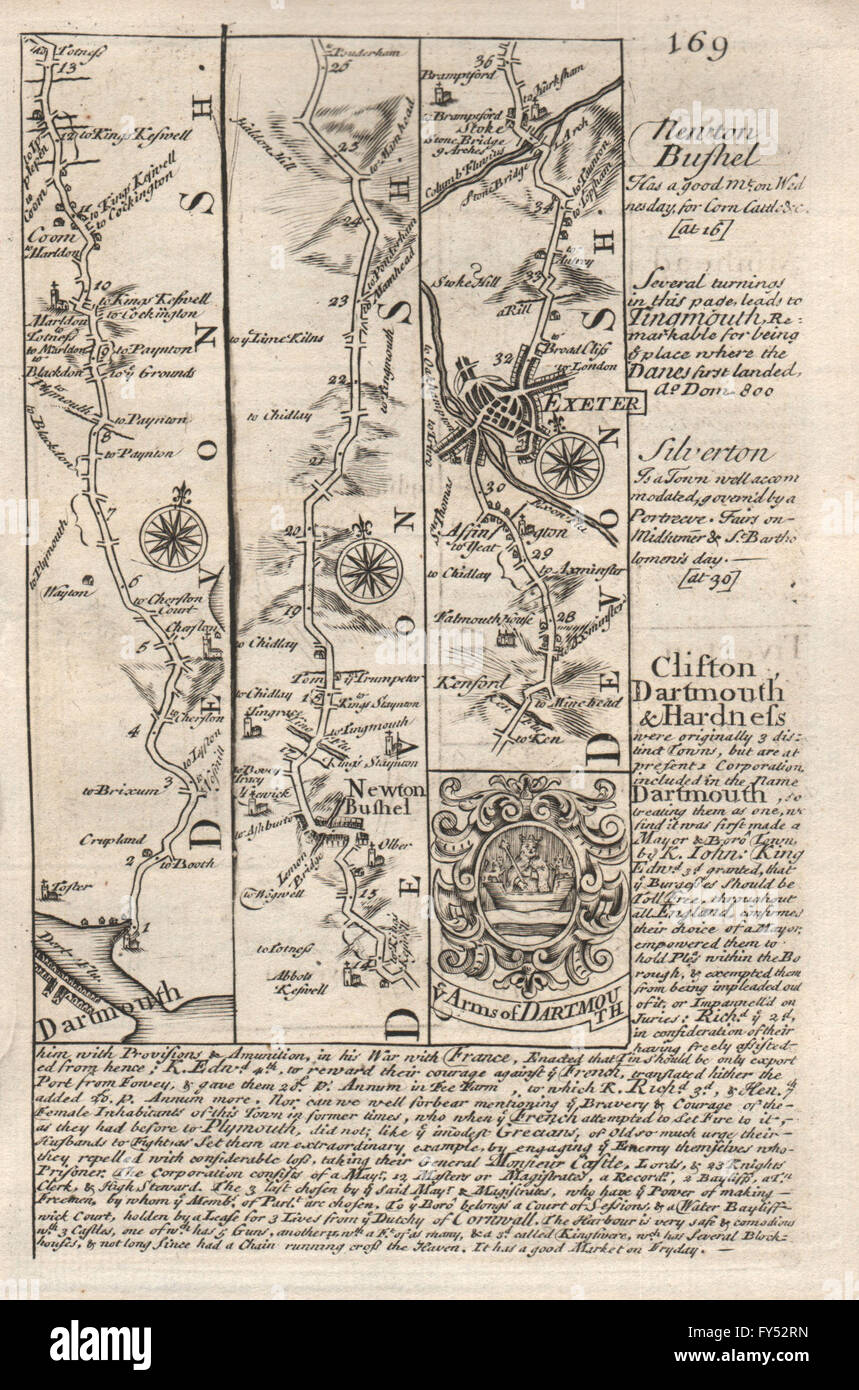 Map of dartmouth hi-res stock photography and images - Alamy