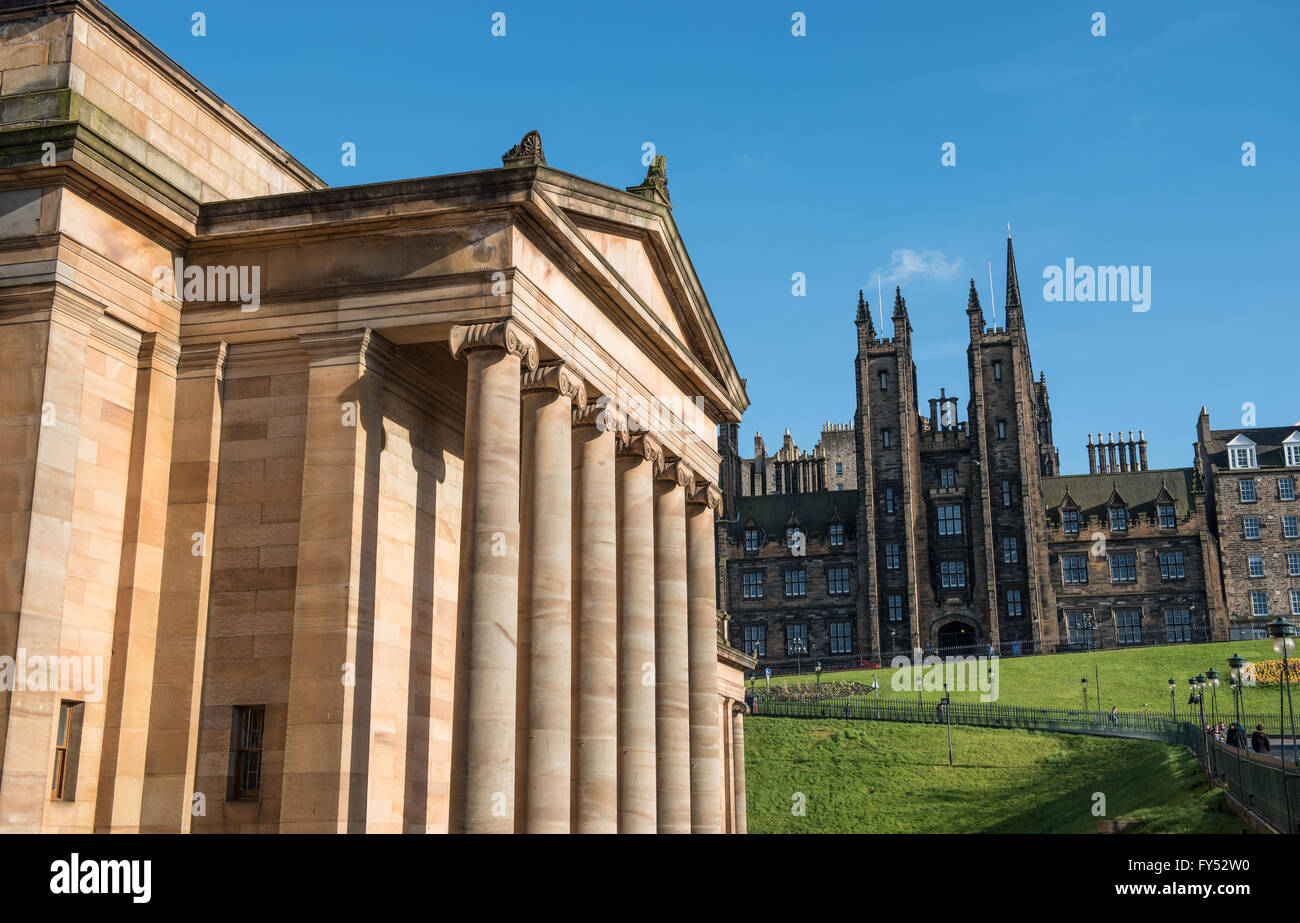 University edinburgh new college hi-res stock photography and images ...