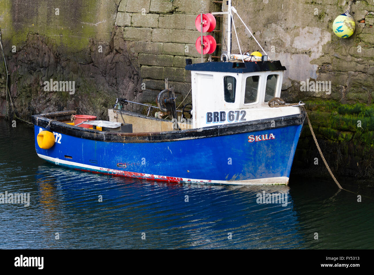 St abbs saint abbs harbour hi-res stock photography and images - Alamy