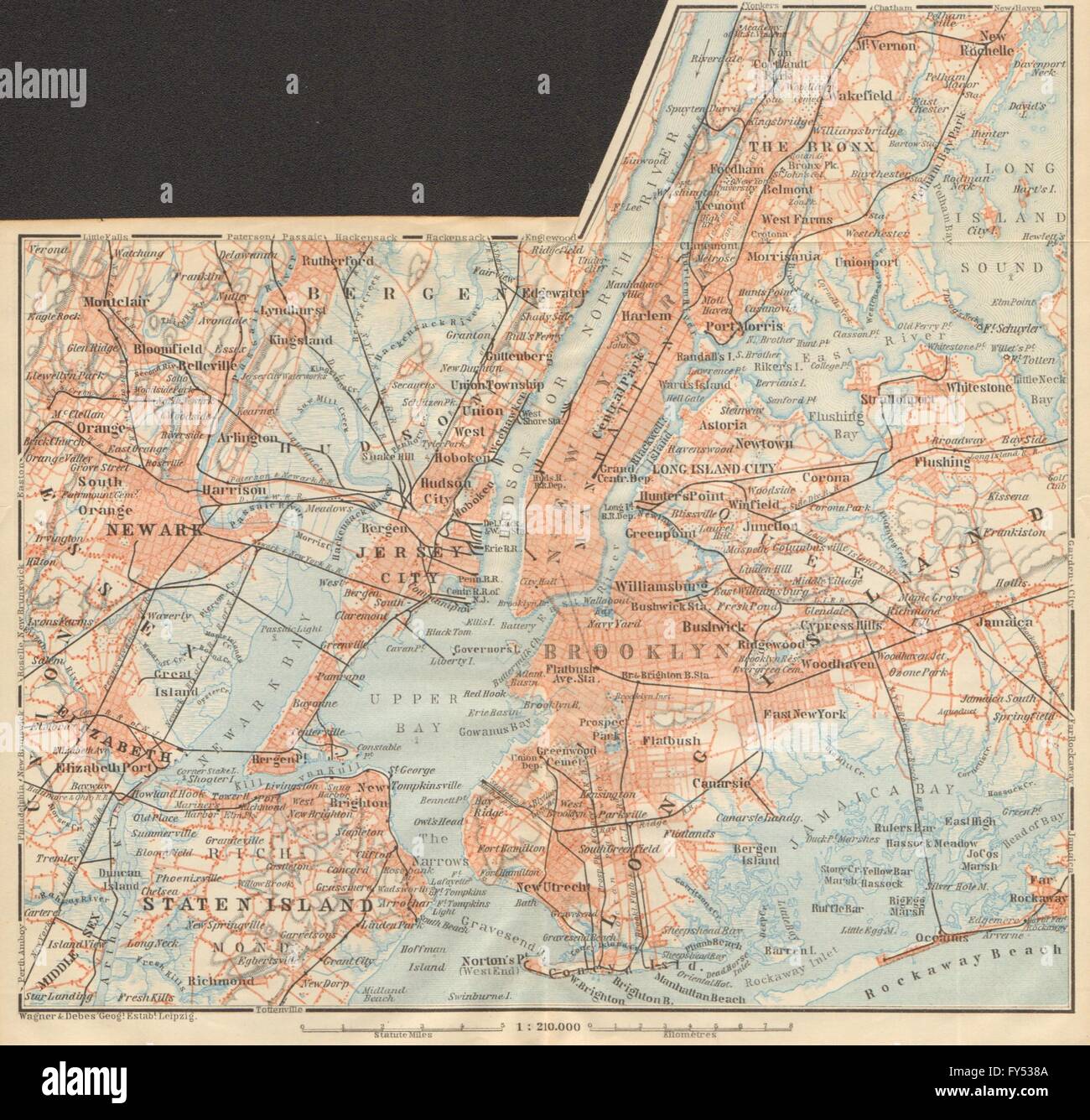 Manhattan island map hi-res stock photography and images - Alamy