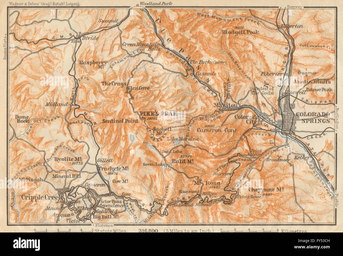 Cripple Creek Map