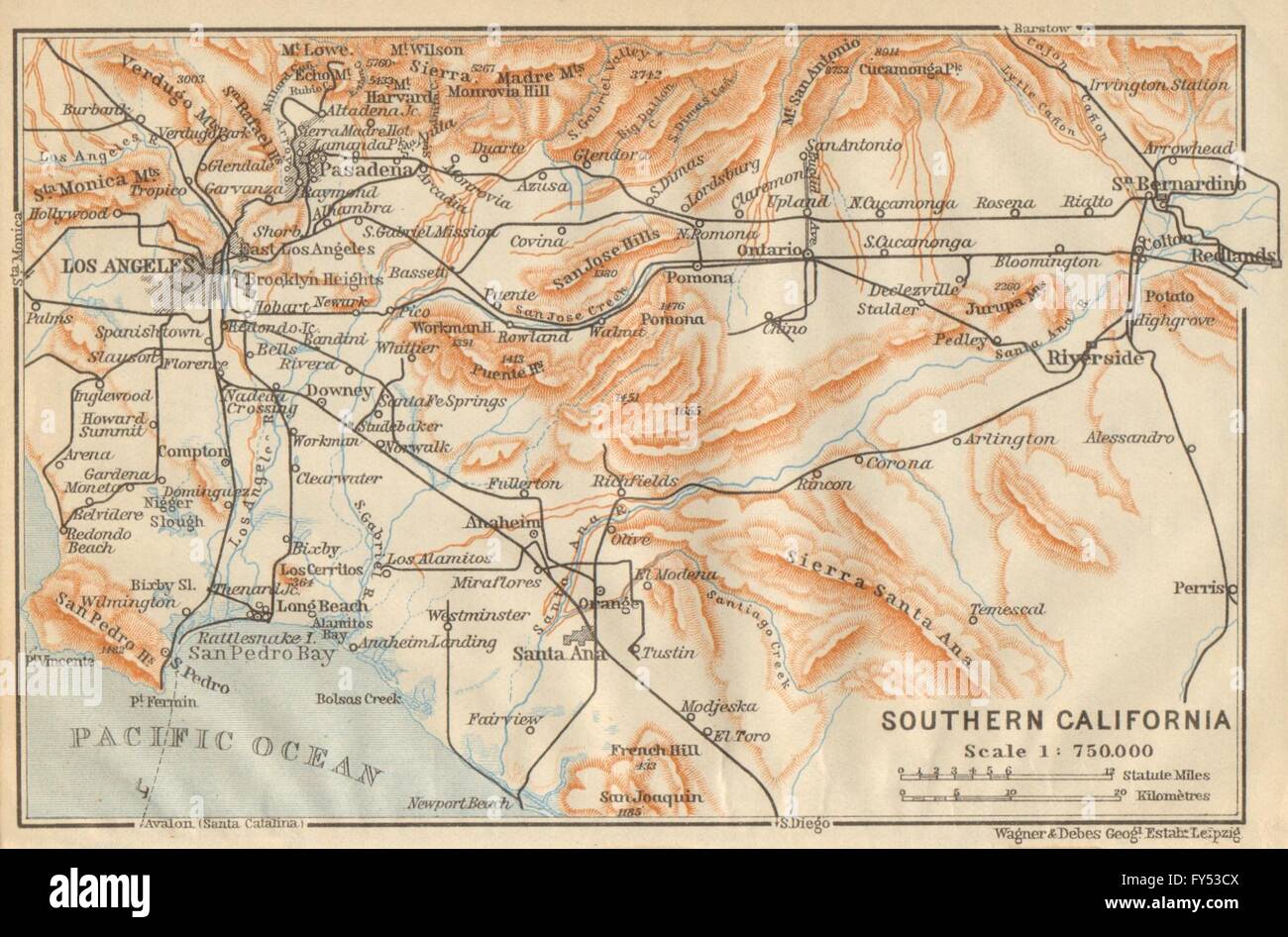 Santa ana mexico map hi-res stock photography and images - Alamy