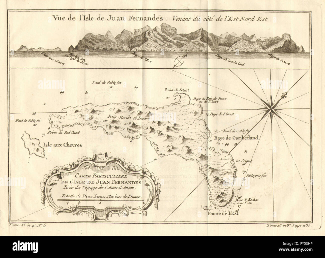 Robinson Crusoe Island Map