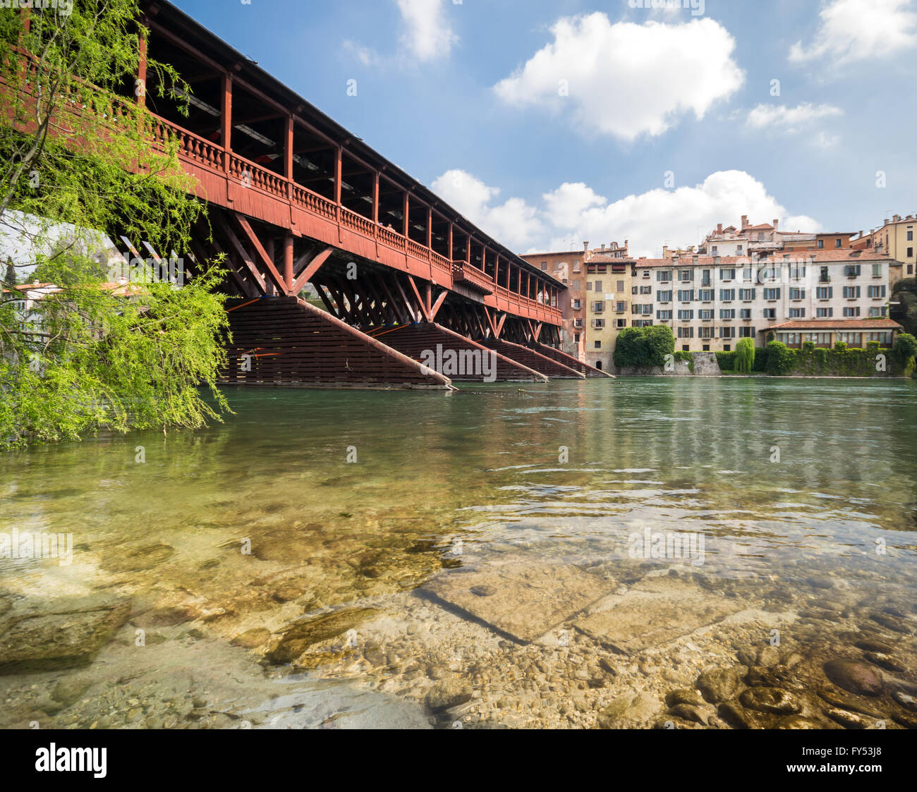 Antique wooden bridge hi-res stock photography and images - Alamy
