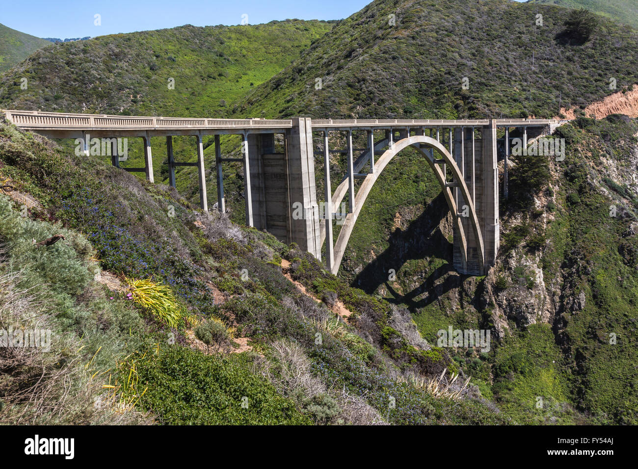 big sur bridge Stock Photo - Alamy